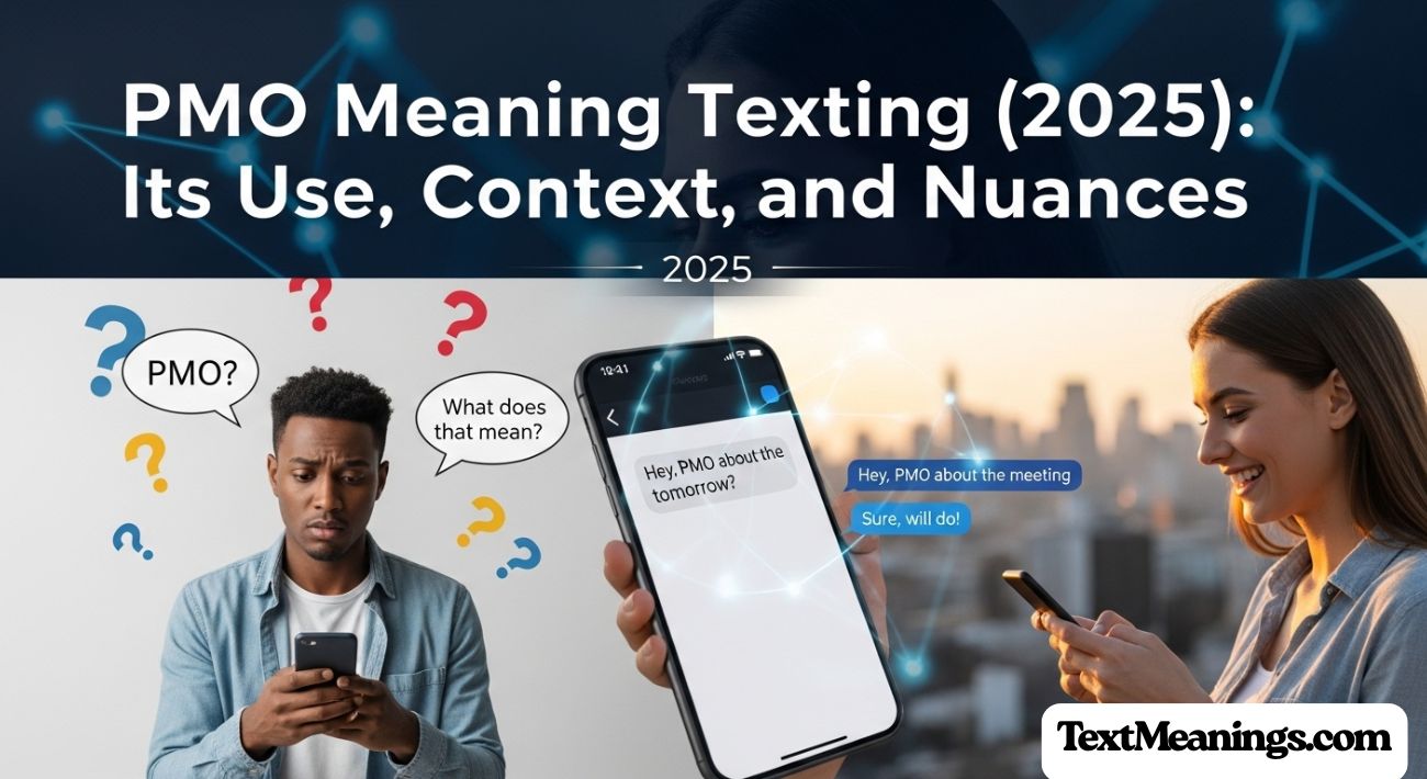 PMO Meaning Texting (2025): Its Use, Context, and Nuances